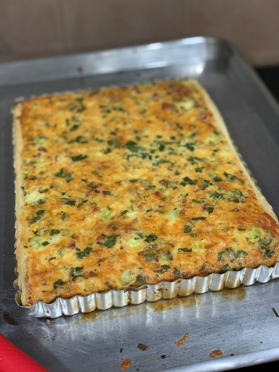 Ham & Cheese Quiche Tart – The Tiny Fairy