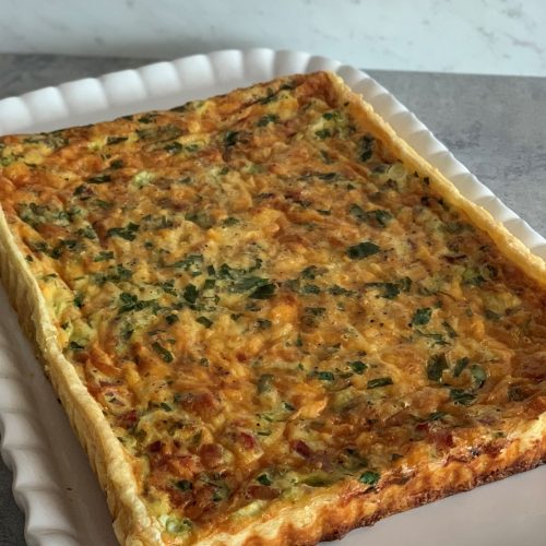 Ham & Cheese Quiche Tart – The Tiny Fairy
