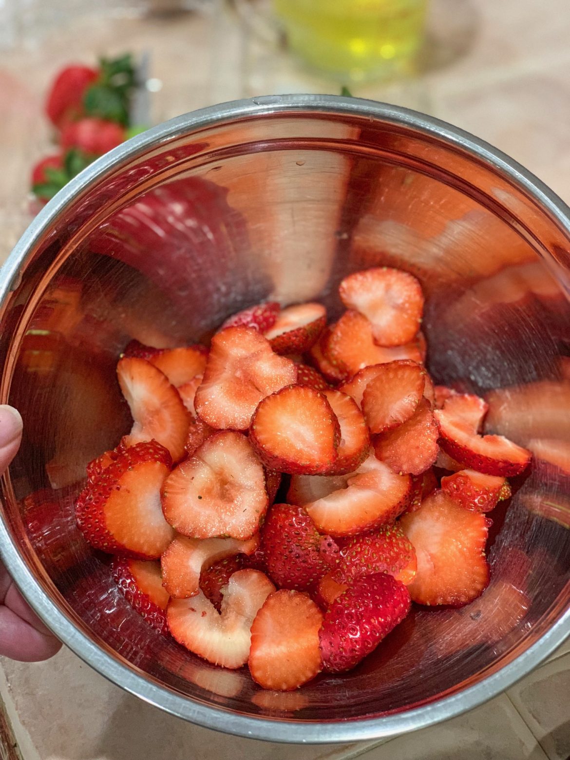 Zabaione with Strawberries – The Tiny Fairy