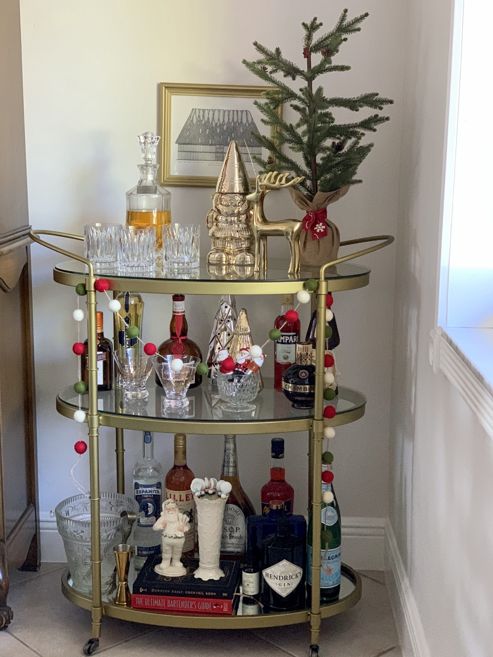 Santa’s Bar Cart – The Tiny Fairy