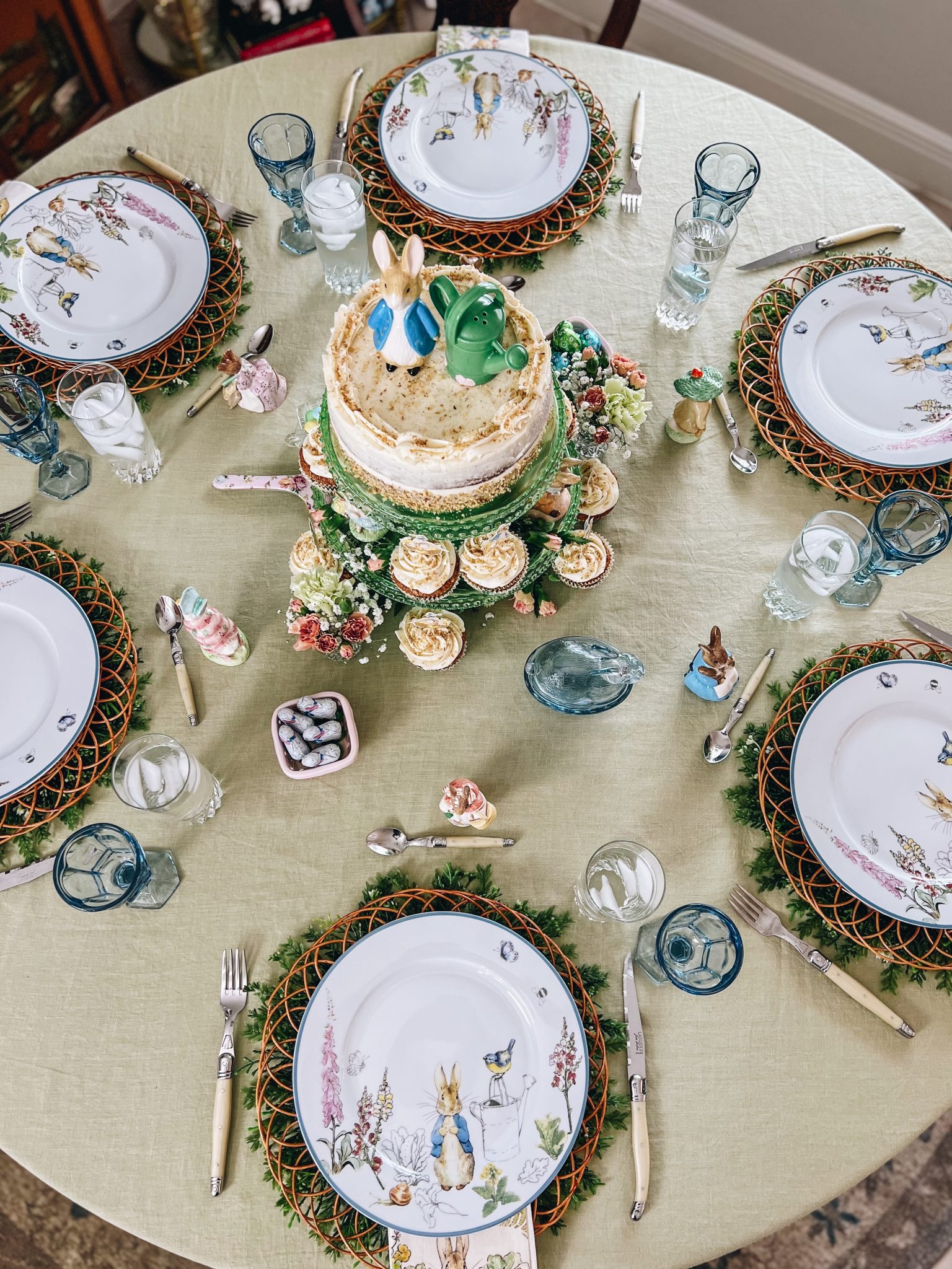 Peter Rabbit Tablescape – The Tiny Fairy