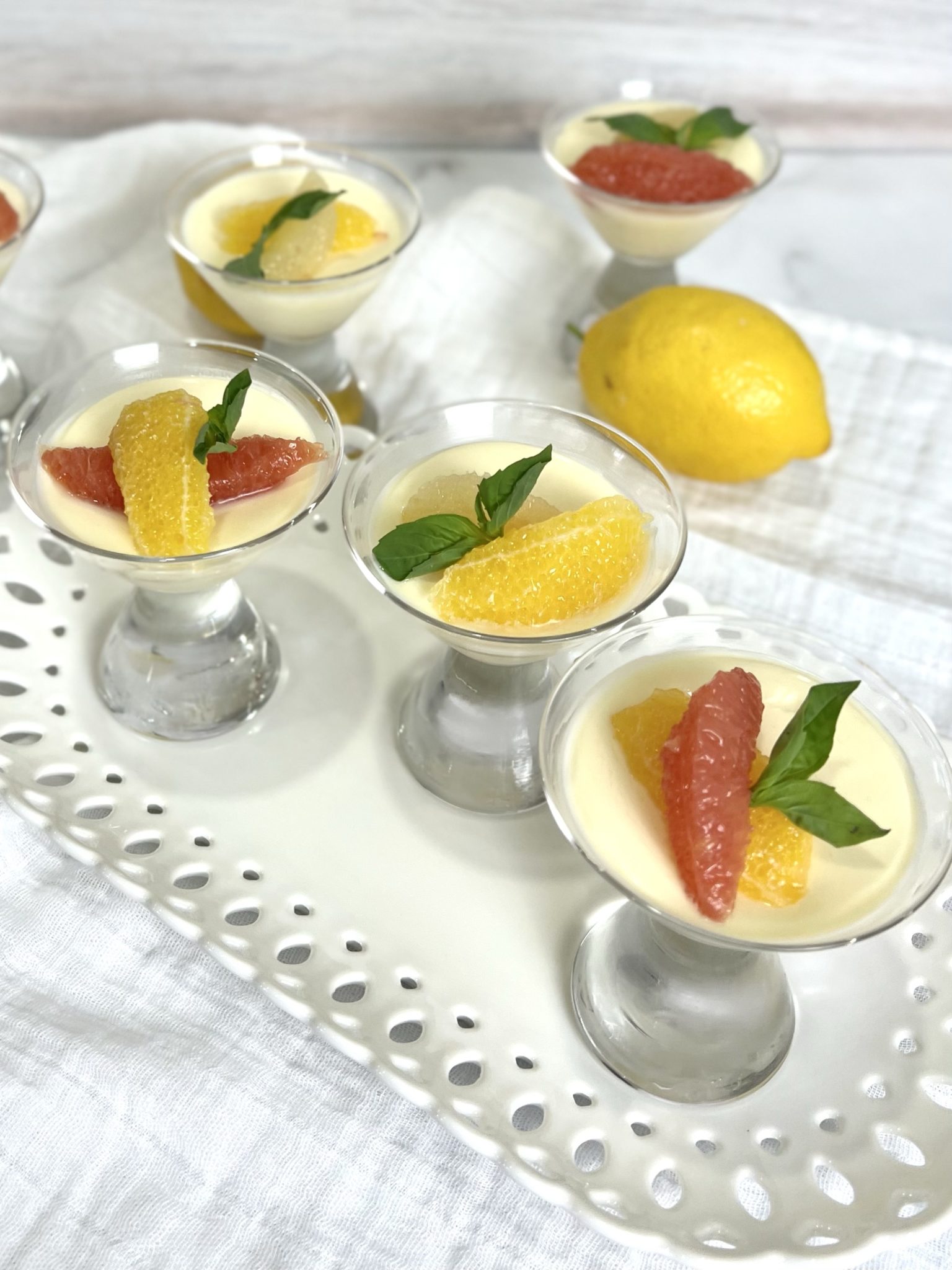 Citrus Posset – The Tiny Fairy