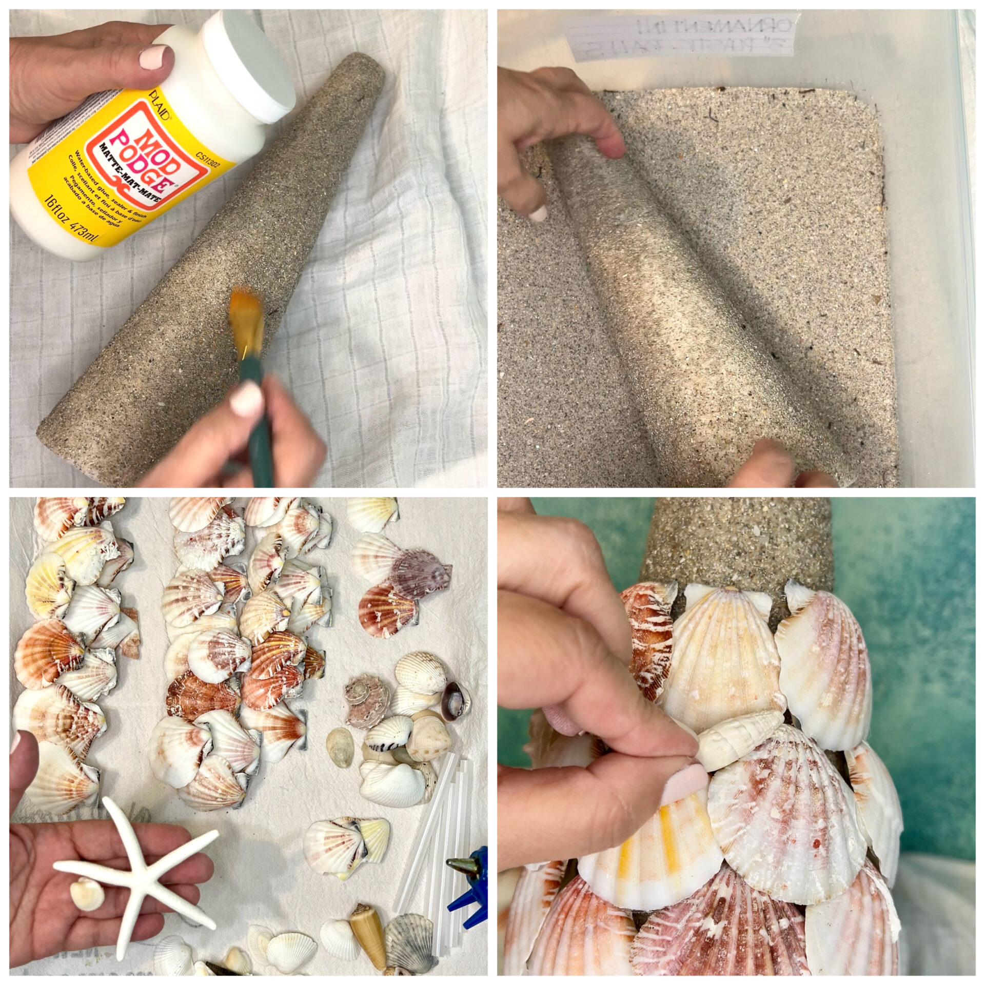 DIY – Seashell Christmas Tree – The Tiny Fairy