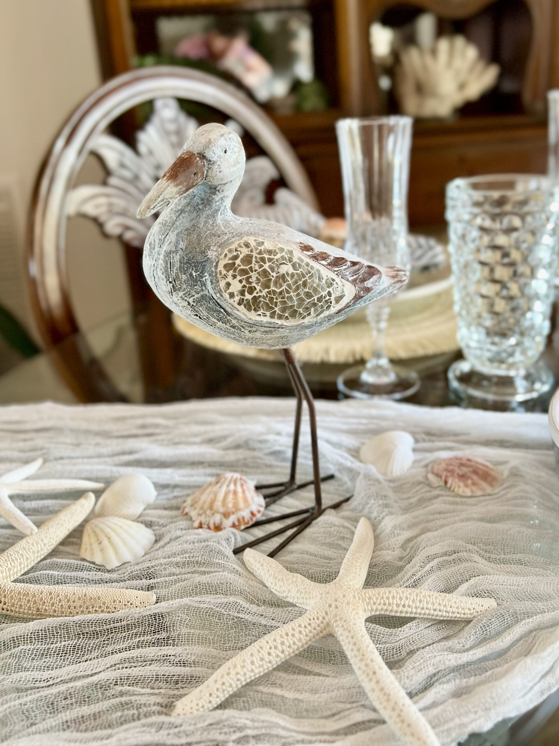Neutral Coastal Tablescape – The Tiny Fairy